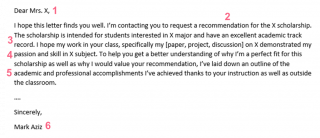 How do you start a letter about yourself to your teacher?